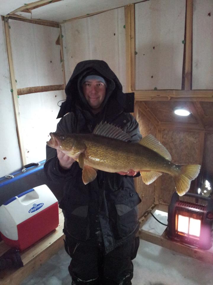 Ice Fishing in Door County for Monster Walleyes